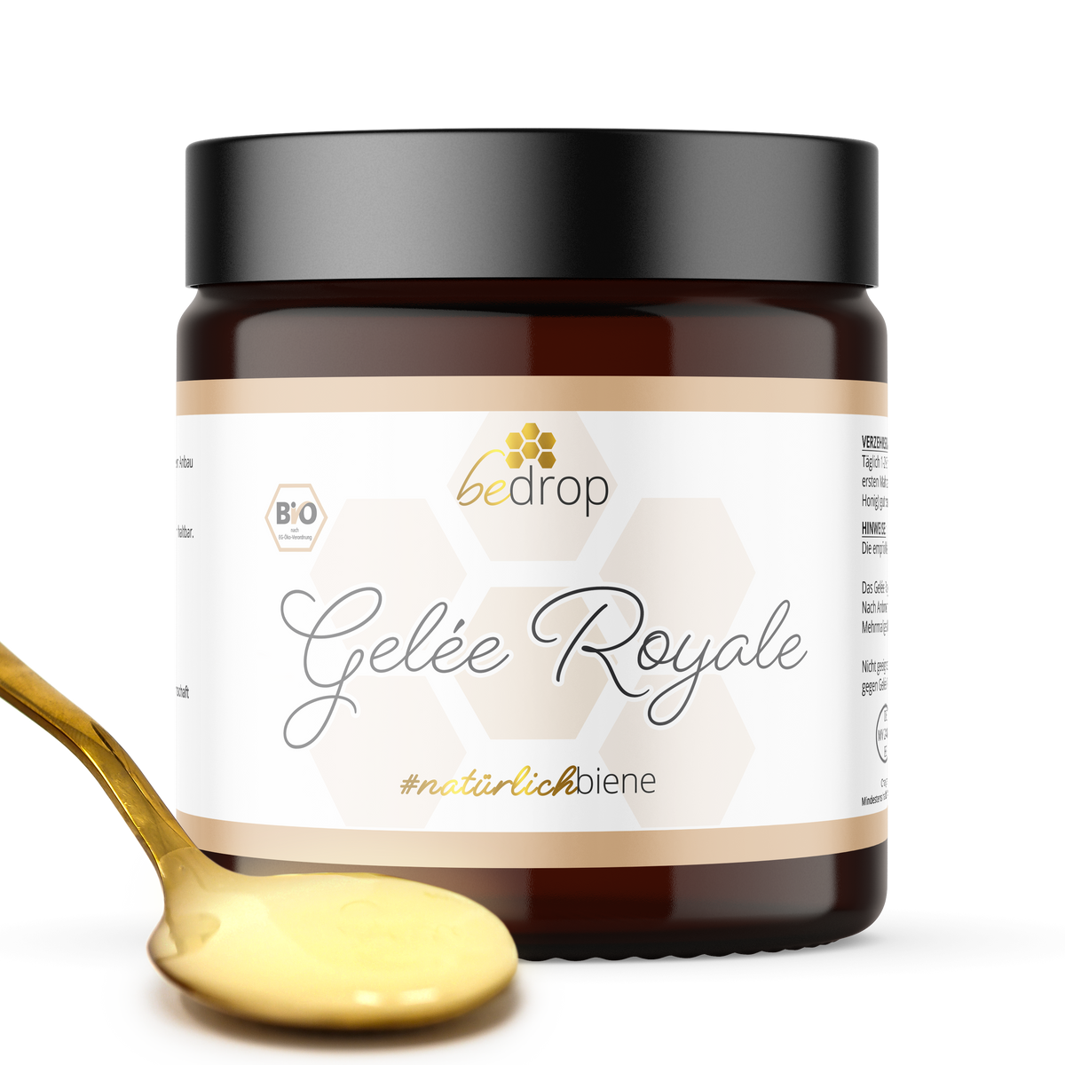 Gelée royale bio fraîche - 100g de gelée royale pure en pot (qualité bio) | bedrop – bedrop.de