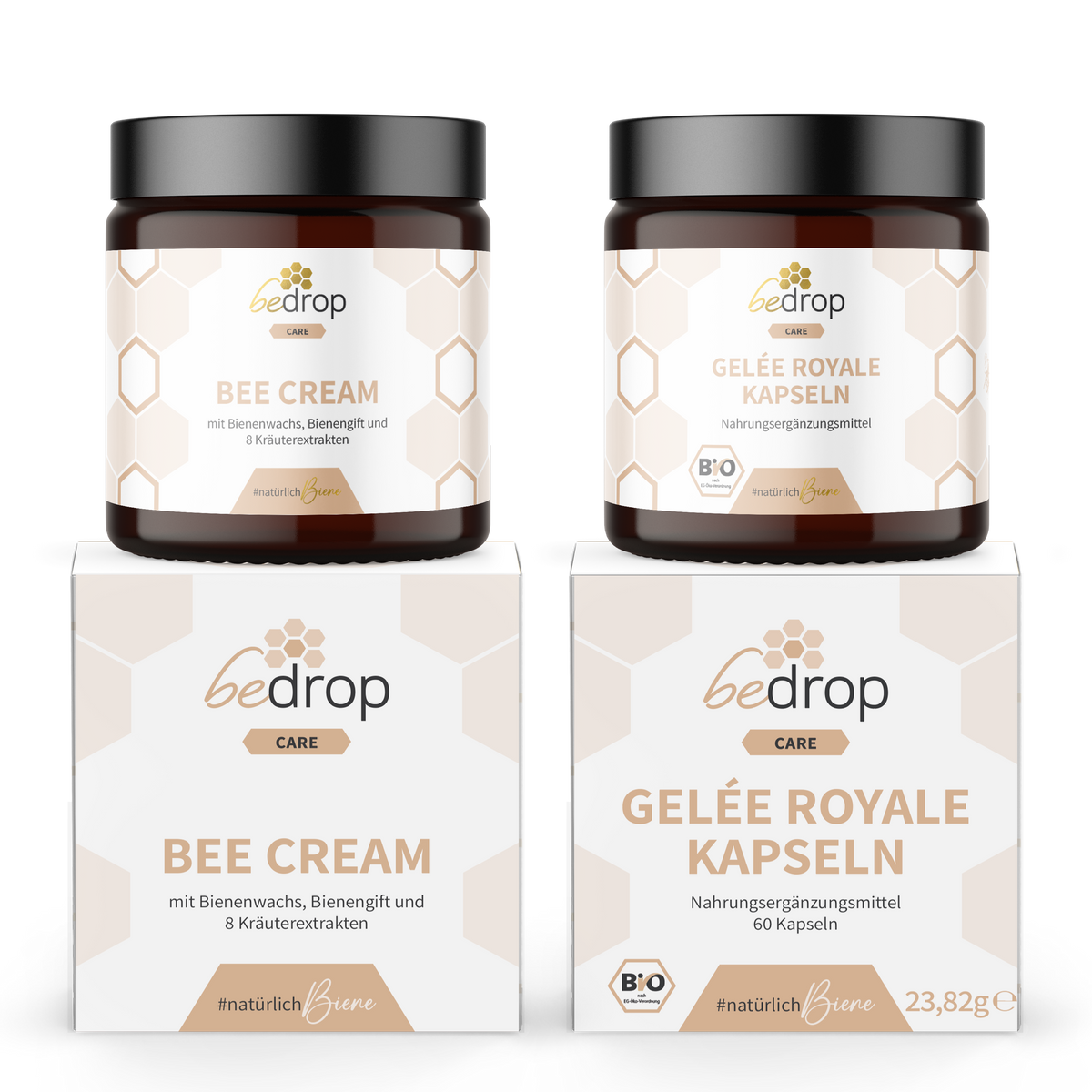 Coffret anti-âge avec pommade au venin d'abeille & capsules de gelée ...